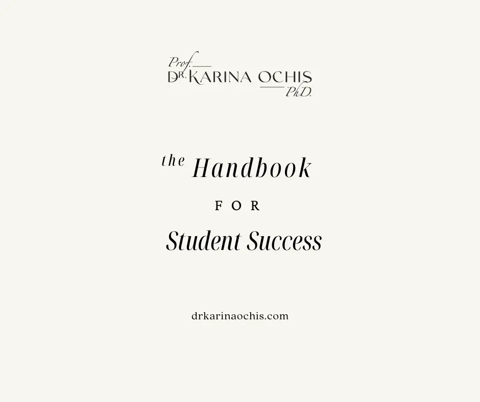 Handbook For Student Success ASE 2025 – Prof. Dr. Karina Ochis ...